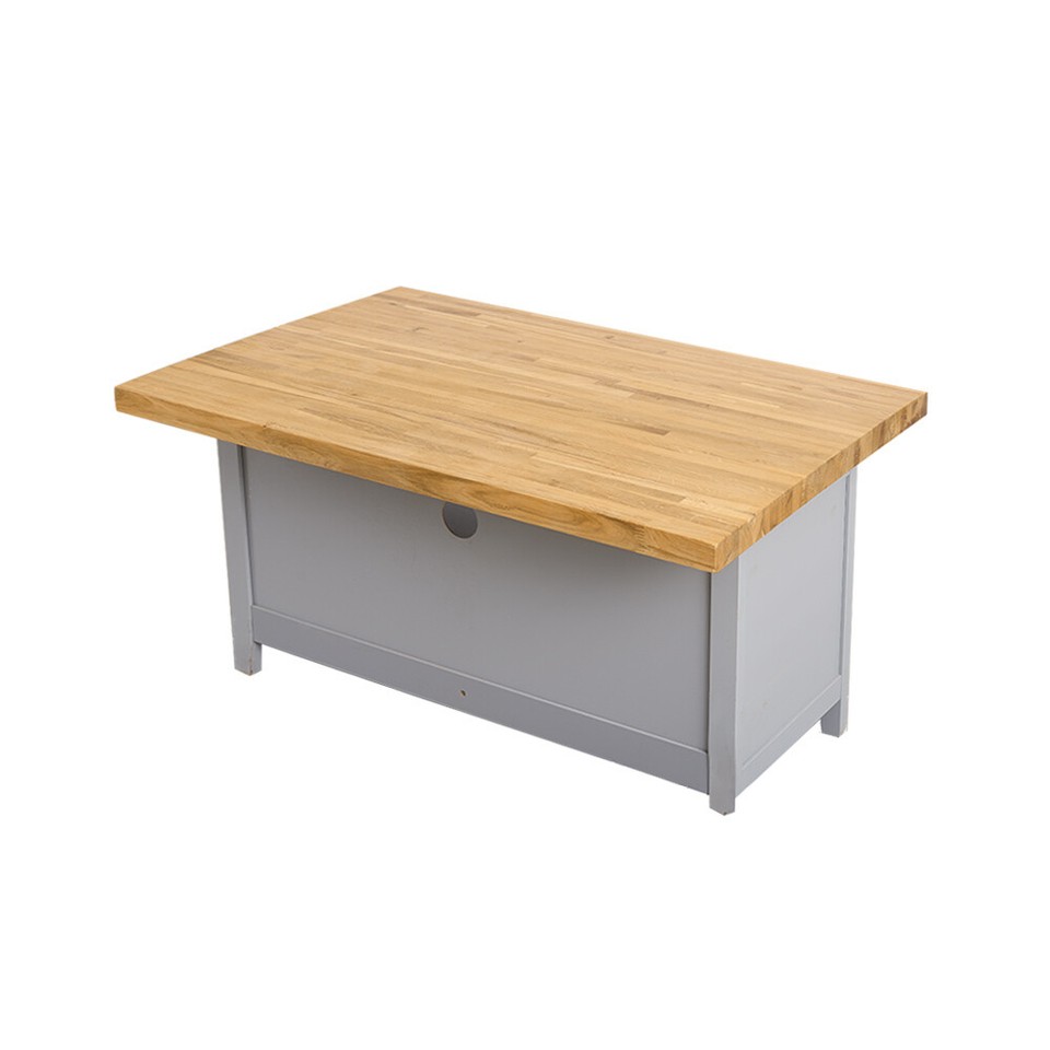 Solid Oak Wood Kitchen Worktop Desktop Countertop Workstation Unoiled ...