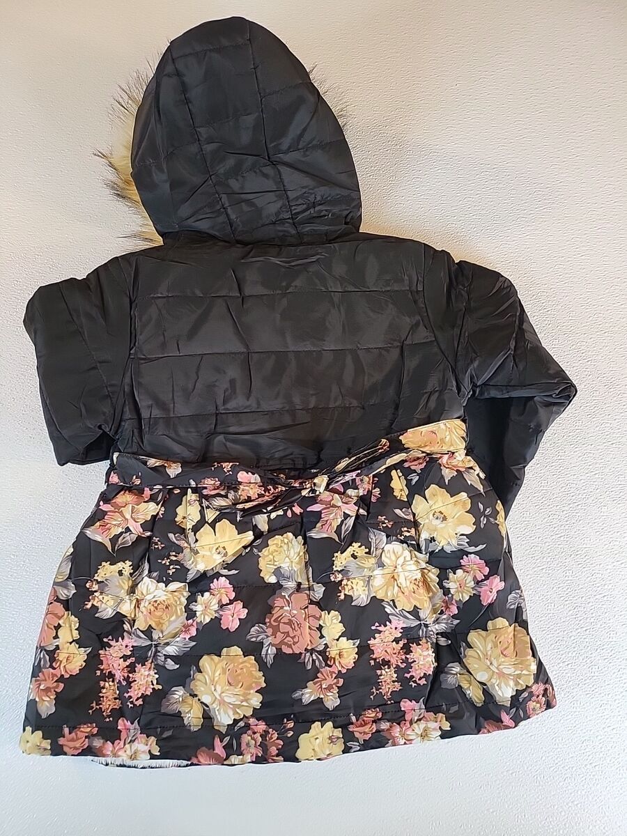 SS & CC Girls Small (10-12) Winter Hooded Down Jacket Long SS & CC Girls Small (10-12) Winter Hooded Down Jacket Long