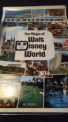 Magic Of Walt Disney World 1972 Original Poster | eBay