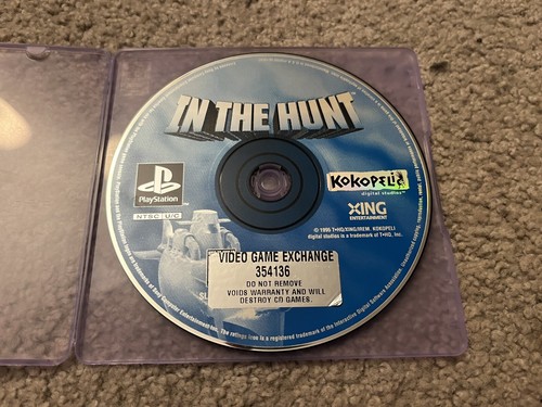 In The Hunt PlayStation 1 PS1 PSX Disc only | eBay