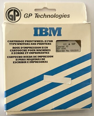 Typewriters & Word Processors - Ibm Printwheel
