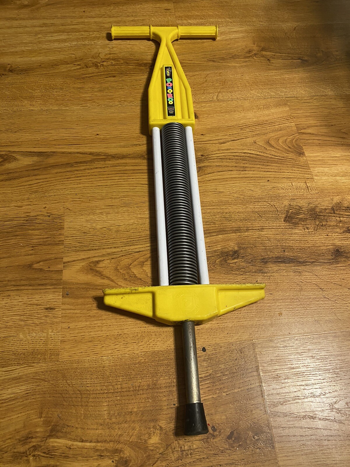 Pogo-Roo Vintage Pogo Stick Kids' Starter Yellow Toy Fun Jump Bounce ...