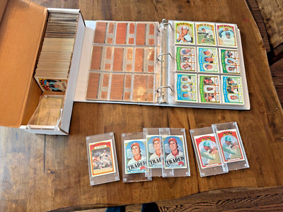 Vintage 1972 Topps Baseball Set Builder Cards HOF Rookies Vets Common 7 ...