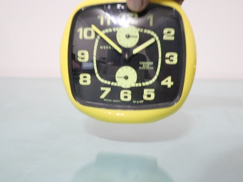 WEHRLE COMMODORE DUPLEX COMMANDER SUPER RARE MODEL! Mantel Alarm Clock ...