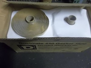 NEW Ductmate 440 Gasket Tape 3/16" x 5/8" x 25' per Roll, 19 Rolls ...