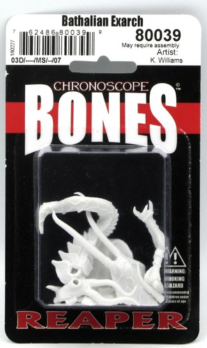 Reaper 80039 Bathalian Exarch (Chronoscope Bones) Squid-Snakeman Alien ...