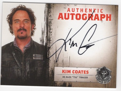 Kim Coates as Alex "Tig" Trager SONS OF ANARCHY Seasons 1-3 Autograph ...