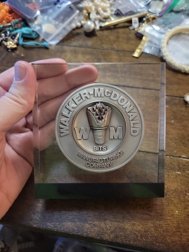 Vintage Walker McDonald Oil And Gas Bits Manufacturer Lucite ...