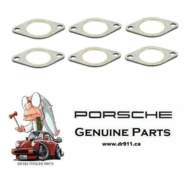Porsche 911 Set Of 6 For Exhaust Manifold Gaskets 93011119113 930 111 ...