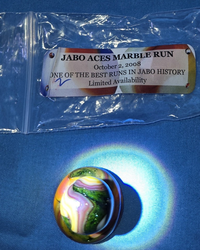 Jabo Aces Collector Marble And Matching Base | eBay