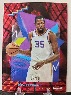 2024-25 Finest Kevin Durant Uncommon Red Black Geometric Refractor /10 ...