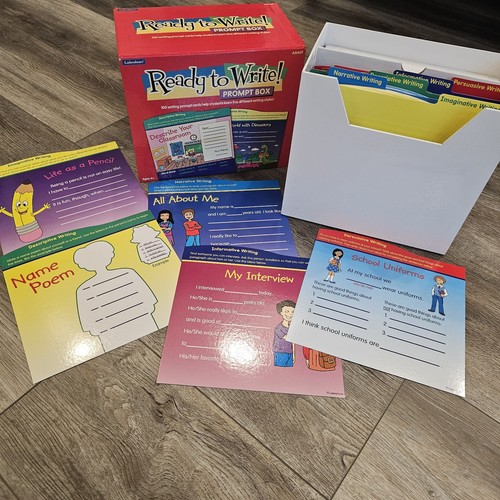 LAKESHORE "READY TO WRITE" PROMPT BOX 100 PROMPT CARDS | eBay