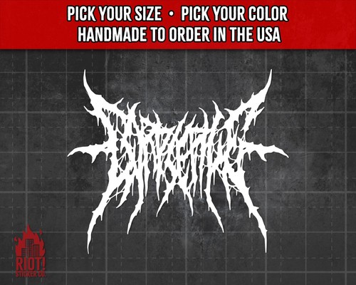 Corpse Pile Decal for Car Band Logo Sticker for Laptop Death Metal | eBay