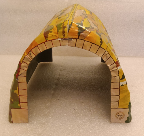 Marx Tunnel Tin Litho Model Railroad O Gauge scenic Two piece very good ...