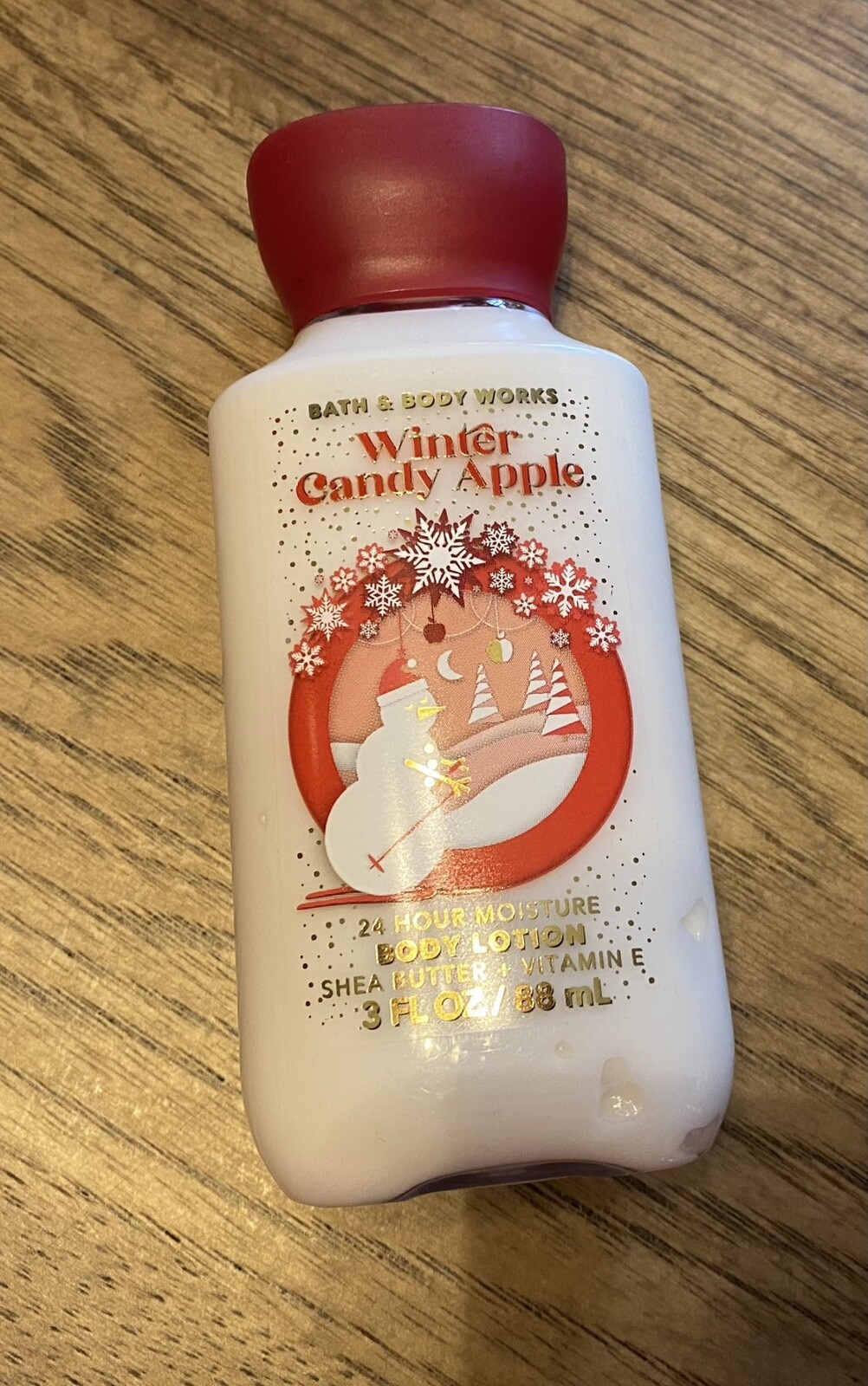 NEW BATH & BODY WORKS WINTER CANDY APPLE BODY LOTION HAND CREAM 3 OZ ...