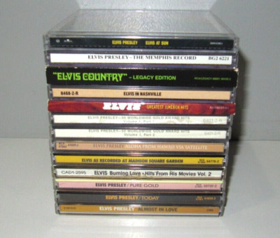 Lot of 13 Elvis Presley music CDs | eBay