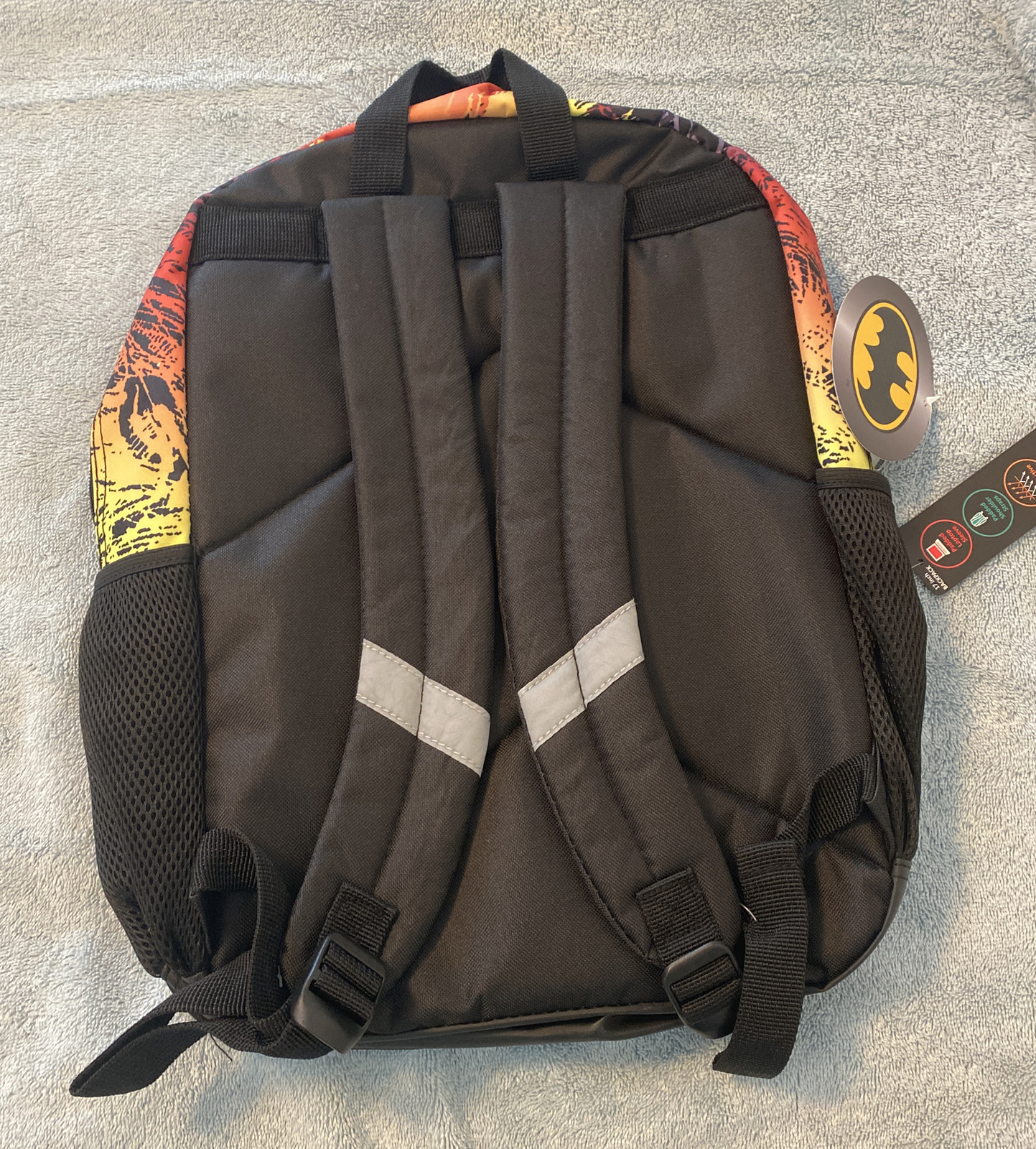 DC Comics Batman Brute Force Boys 17" Backpack School Book Bag Black ...