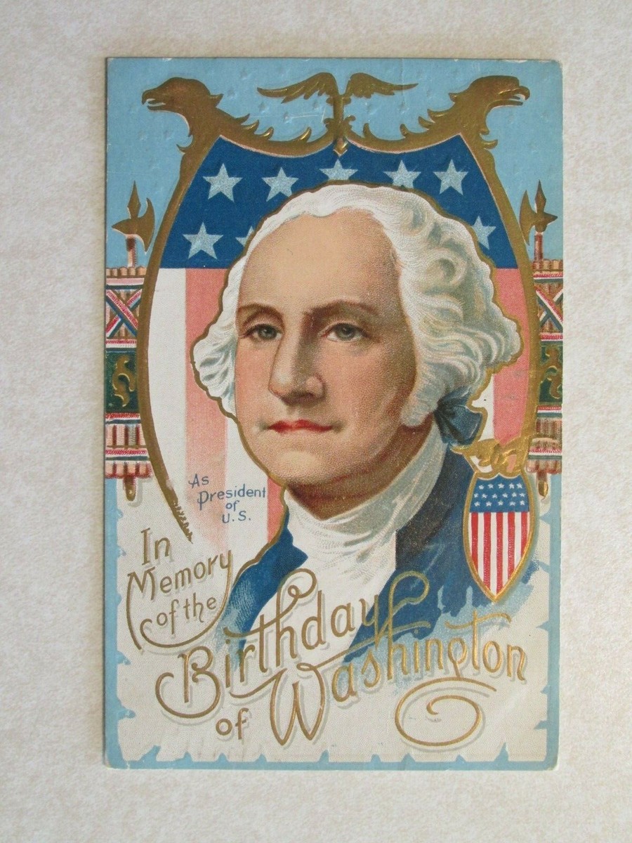 George Washington Birthday Card George Washington At Valley Forge