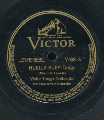 78tk-Latin-VICTOR-V-88-Victor Tango Orch.-(Huella Buey/La Cumparsita ...