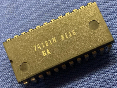 74181N SIGNETICS 74181 VINTAGE 1981 24Pin DIP Rare OLD STYLE LOGO LAST ...