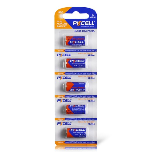 5Pcs 4LR44 6V Batteries PX28 2CR1-3N 2CR11108 Alkaline for Dogs Bark ...