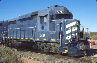 SPVR 2426 GP-30 BENSON AZ (SAN PEDRO VALLEY RR) ORIGINAL SLIDE 12-19-20 ...