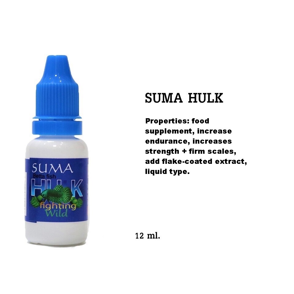 Suma Special Water Supplement Hulk Dragon Diamond 3D For Betta Fighting ...