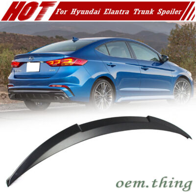 16-18 Fit FOR Hyundai AD Elantra Avante 4th 4D Trunk Spoiler DTO Type ...