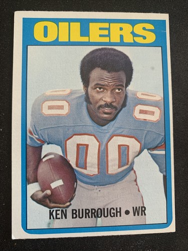 1972 Topps Football Card #26 Ken Burrough Rookie RC Houston Oilers Nm ...