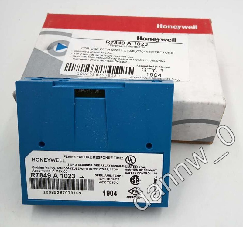 New Original Honeywell R7849 A 1023 Ultraviolet Flame Amplifier ...