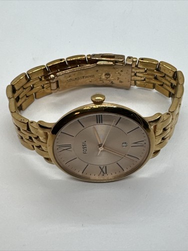 Fossil ES3435 Womens Jacqueline Rose Gold Watch 36mm for sale online | eBay