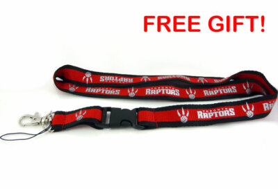TORONTO RAPTORS LANYARD KEYCHAIN - BADGE ID - PLUS FREE GIFT WITH ...