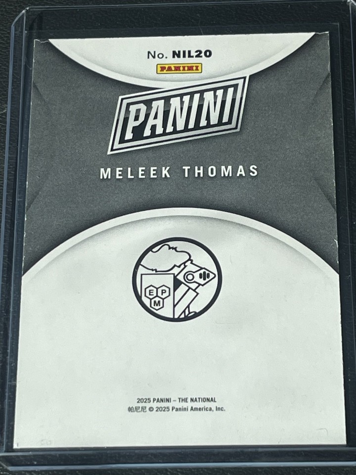 2025 Panini The National Silver Pack Meleek Thomas Rated Prospect ...