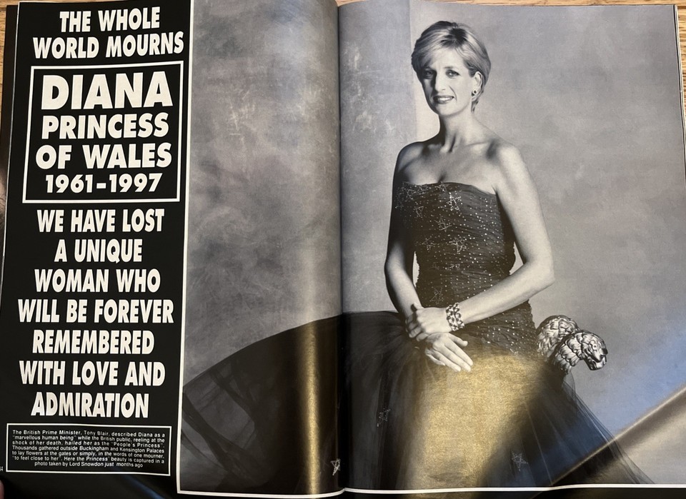 Hello Magazine- The World Mourns Diana Princess Of Wales 1961-1997 ...
