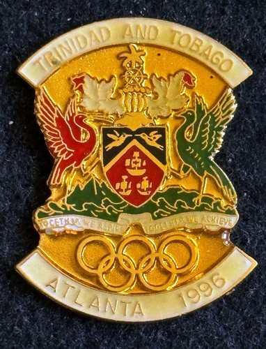 Beautiful 1996 Atlanta Summer Olympic Games - Trinidad & Tobago NOC pin ...