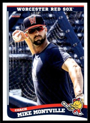 2021 Mike Montville Choice Minor League Rookie Card Worcester Woo Red ...