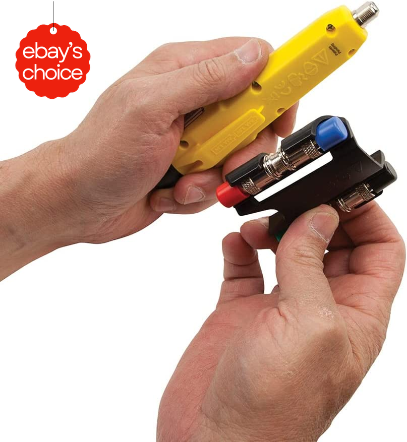 Coax Cable Tester with Remote Kit Maps Up to 4 Locations Portable Tool ...