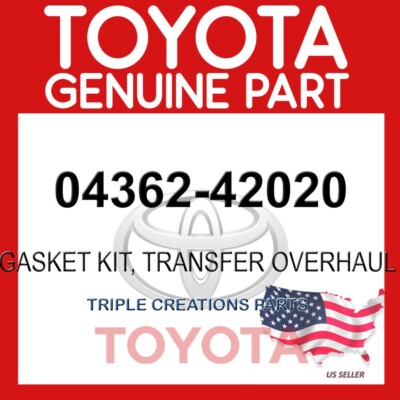 0436242020 Genuine Toyota Gasket Kit Transfer Overhaul 04362-42020 OEM ...
