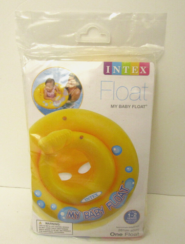 Intex My Baby Float Swimming Swim Ring Pool Infant Chair Lounge with ...