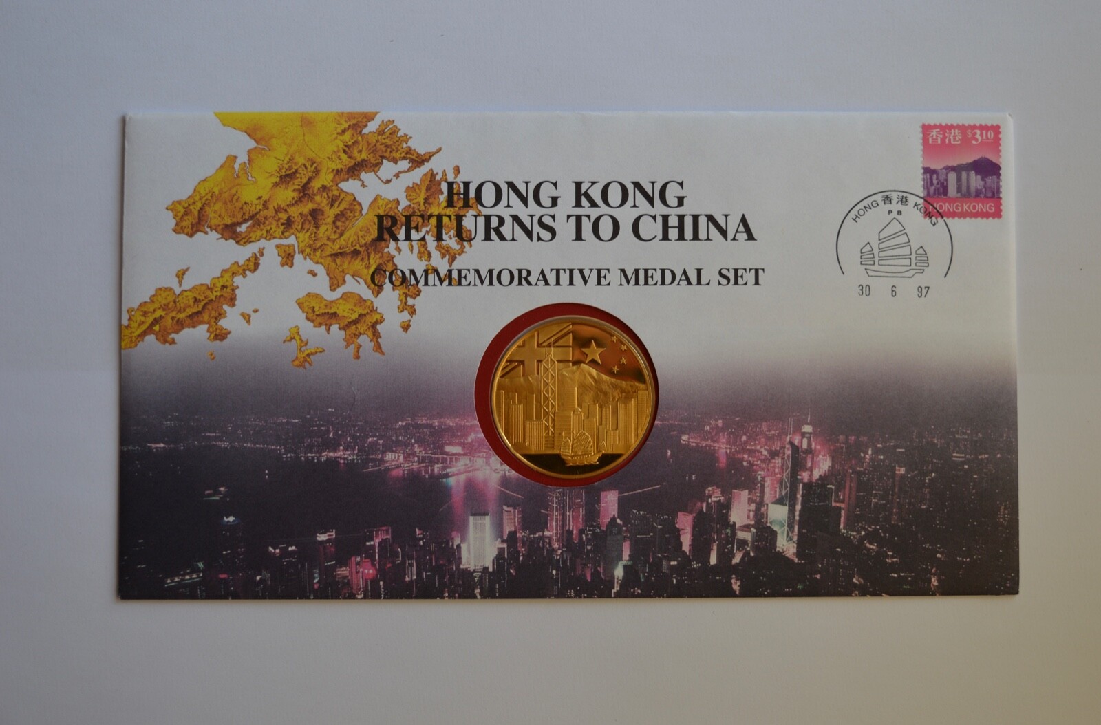 Hong Kong Returns to China Commemorative Medal Set | eBay