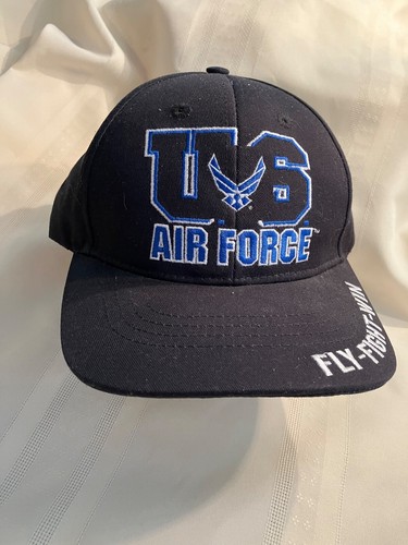 US Air Force Strapback Adjustable Hat Cap USAF Men Women Dark Blue w ...