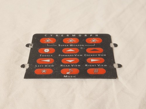 Cybermorph Original Authentic Controller Overlay for Atari Jaguar ...