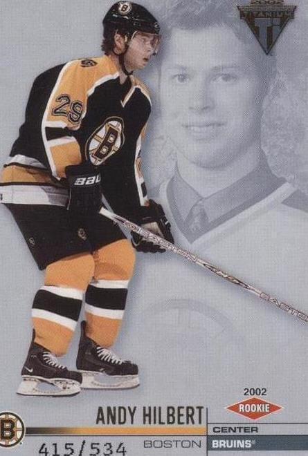 2001-02 Pacific Private Stock Titanium - Andy Hilbert #150 Retail /534 ...