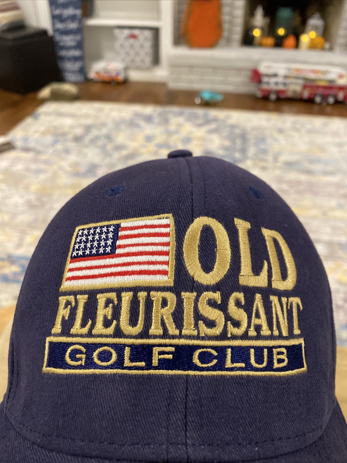 Old Fleurissant Golf Club American Flag Black Jack Missouri Baseball ...