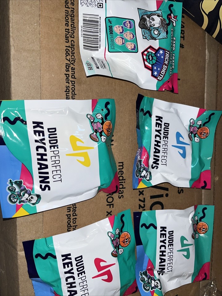 Dude Perfect Keychains Lot Of 5 - Panda, Trick Shots, Dudes DP-KEY | eBay