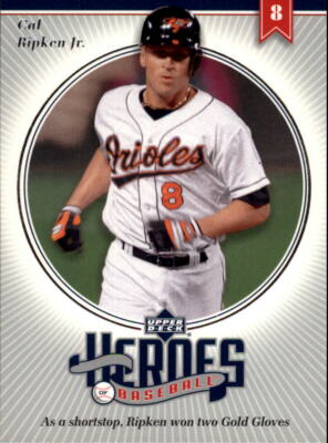 2002 Upper Deck Prospect Premieres Heroes of Baseball #HCR9 Cal Ripken ...