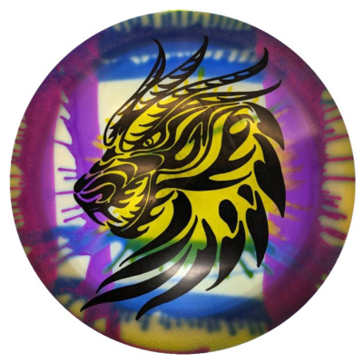 Custom IDye NEW F2 Innova Champion Glow DOMINATOR Disc Golf Driver 163g ...