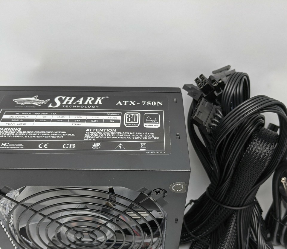 NEW Gaming PC Power Supply for AMD Radeon RX550 RX560 RX570 RX580 RX590 ...