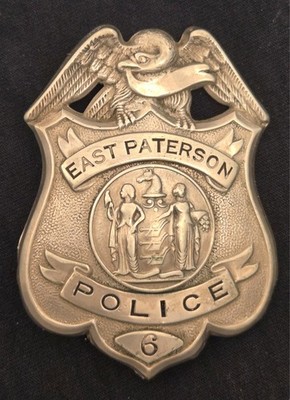 Vintage obsolete 1920s East Paterson New Jersey Police badge | eBay