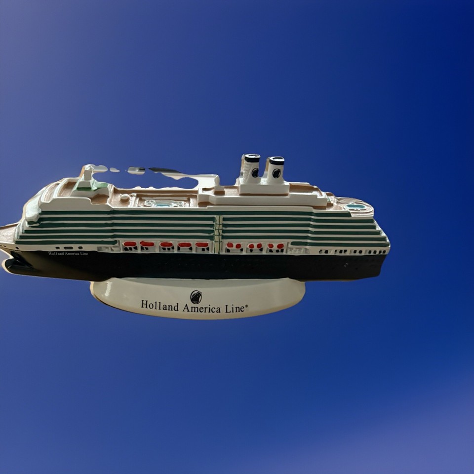 Rare! Holland America Line MS Westerdam 10" Model Cruise Ship Souvenir ...